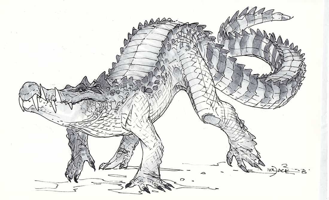 Kaprosuchus Size